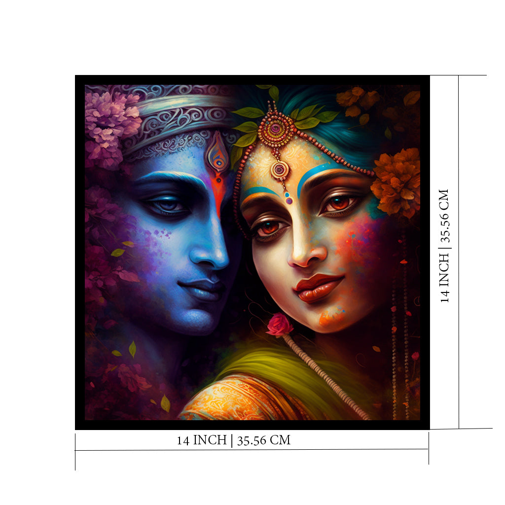 Krishna And Radha Modern Paintings Contemporary Painting Of Radha